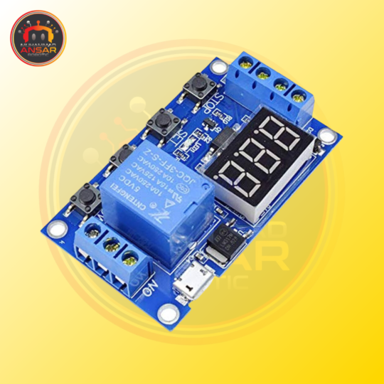 6-30V 1-Channel Delay Power Relay Module with LED Display – MArobotic