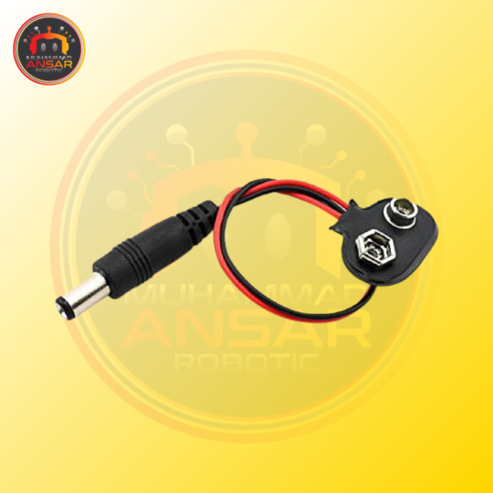 9V Battery Snap Connector To DC Male Power Adapter Cable For Arduino ...