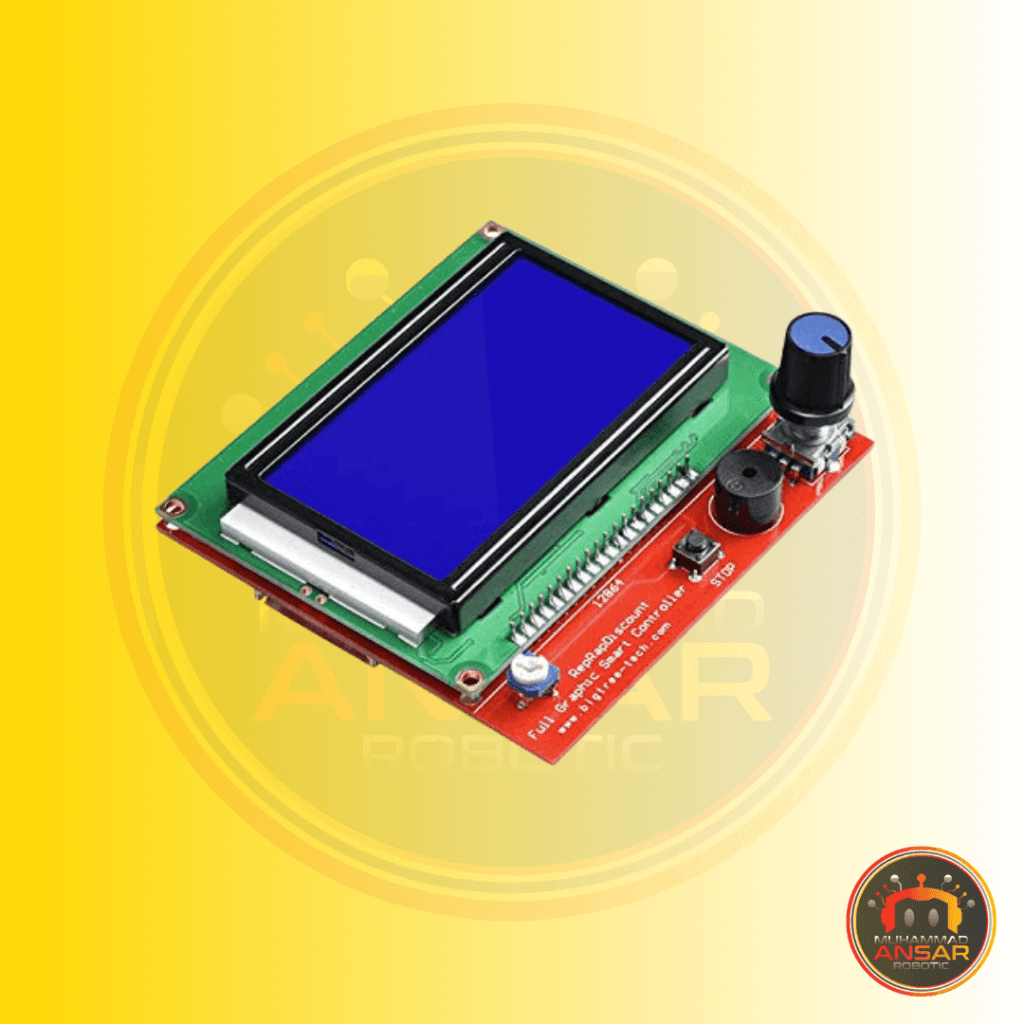3D Printer RAMPS 1.4 Reprap Smart Controller 12864 LCD Display (128×64 ...