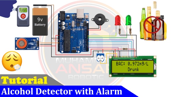 Arduino And MQ-3 Sensor Based Alcohol Detector – MA Robotic