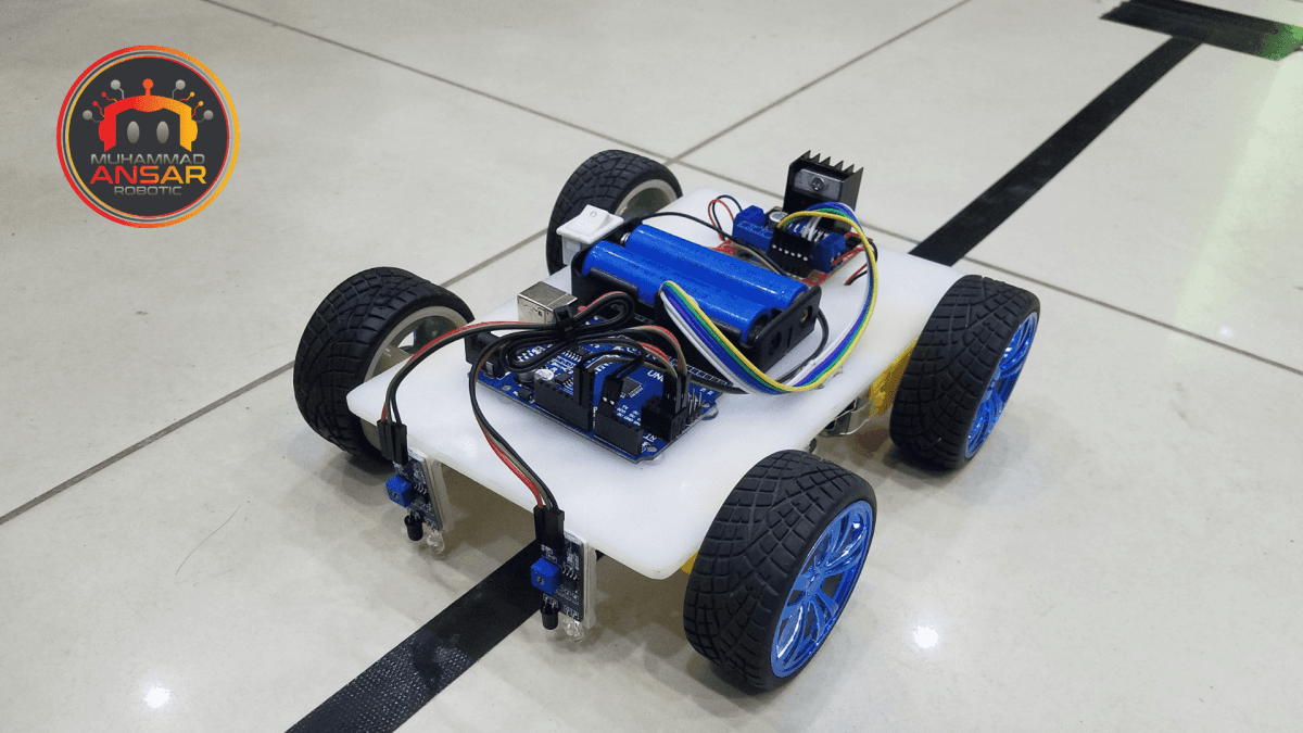 Arduino Based Black Line Follower Robot – MA Robotic