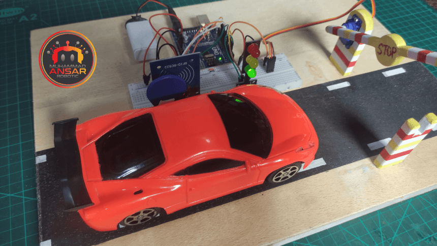 RFID based Automatic Vehicle Barrier Control – MA Robotic