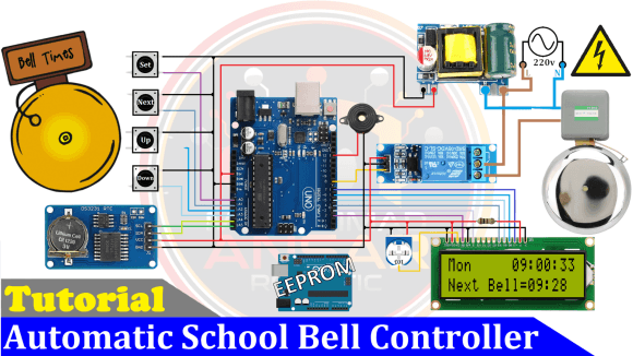Automatic School Bell Controller – MA Robotic
