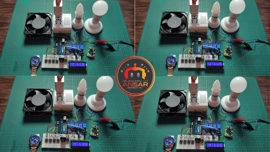 RTC Automatic Home Appliances Control Using Arduino – MA Robotic